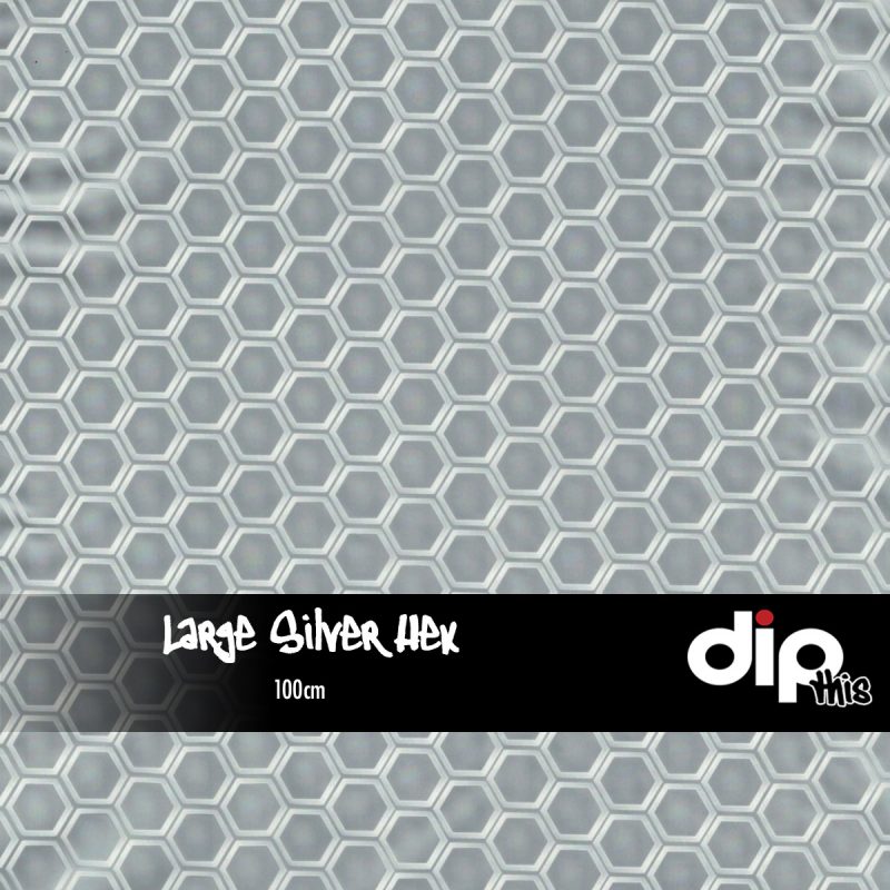Large Silver Hex - Dip This