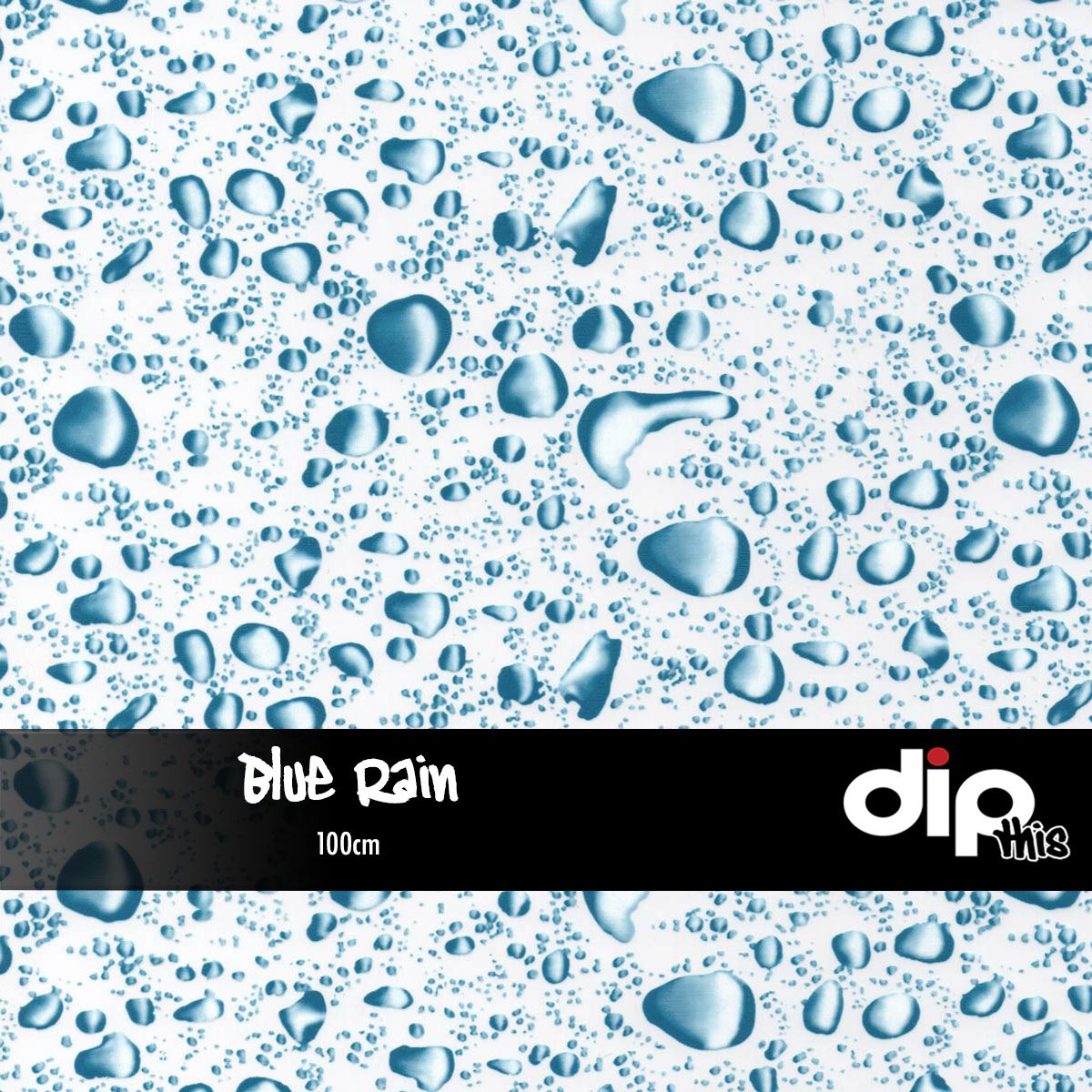 Blue Rain - Hydrographics Film
